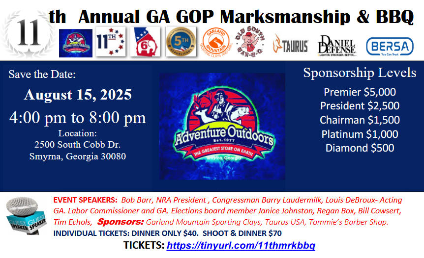 11th Annual GA GOP Marksmanship and BBQ Event - LeadRight America℠